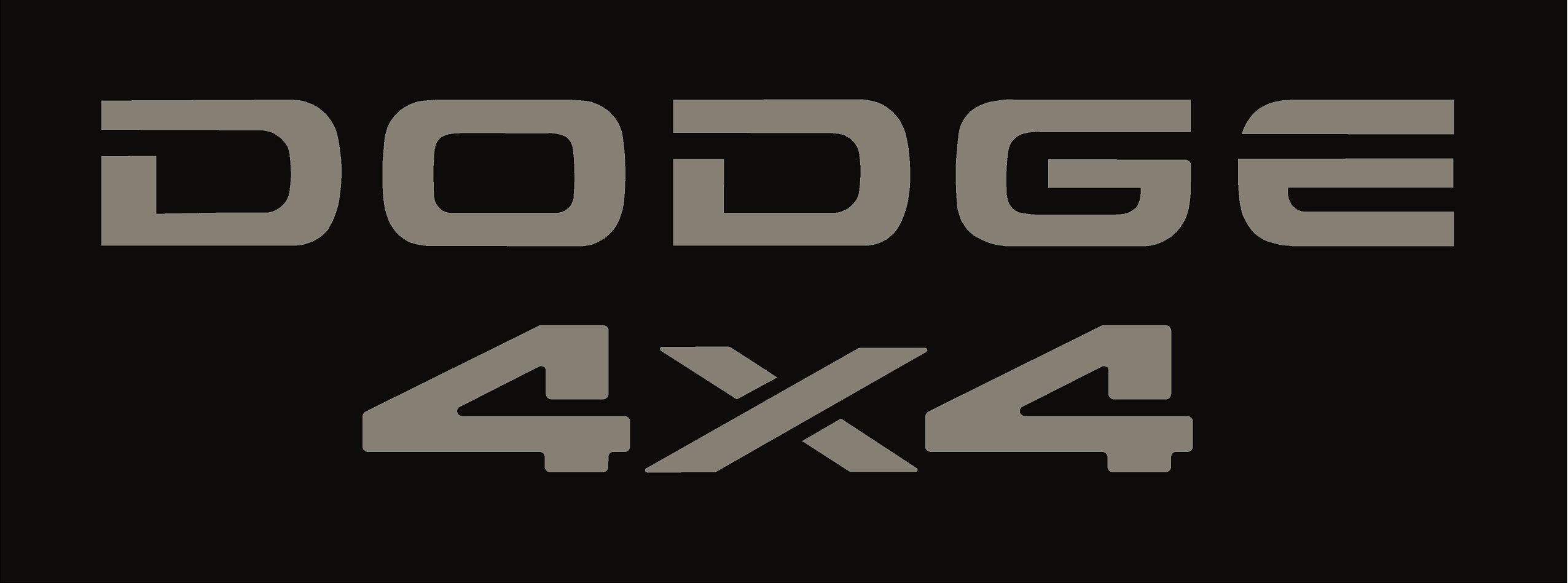 Dodge 4x4 Tailgate Decals #053 | Car Pretty Inc.