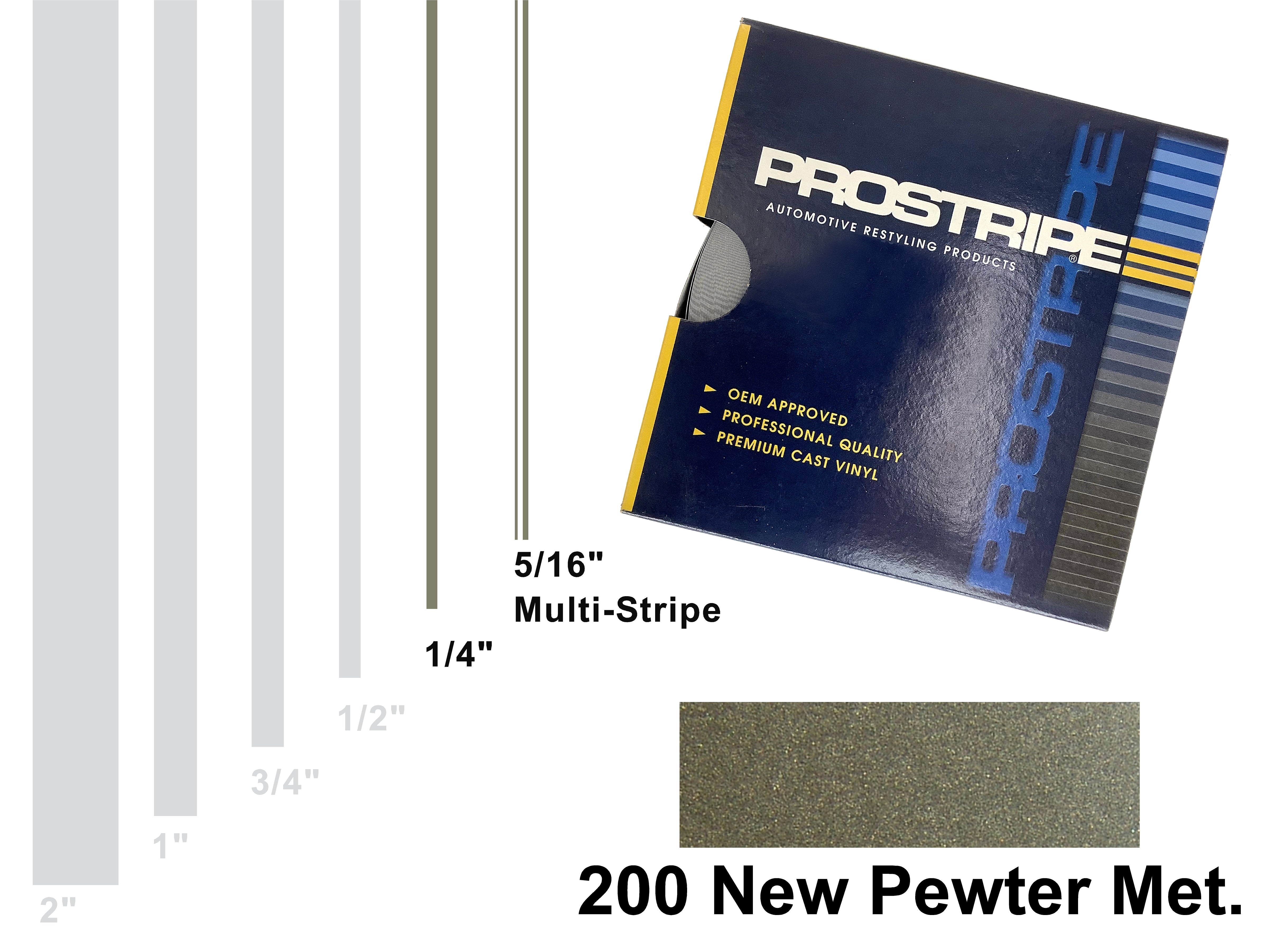New Pewter Metallic Vehicle Pinstripe | Car Pretty Inc.