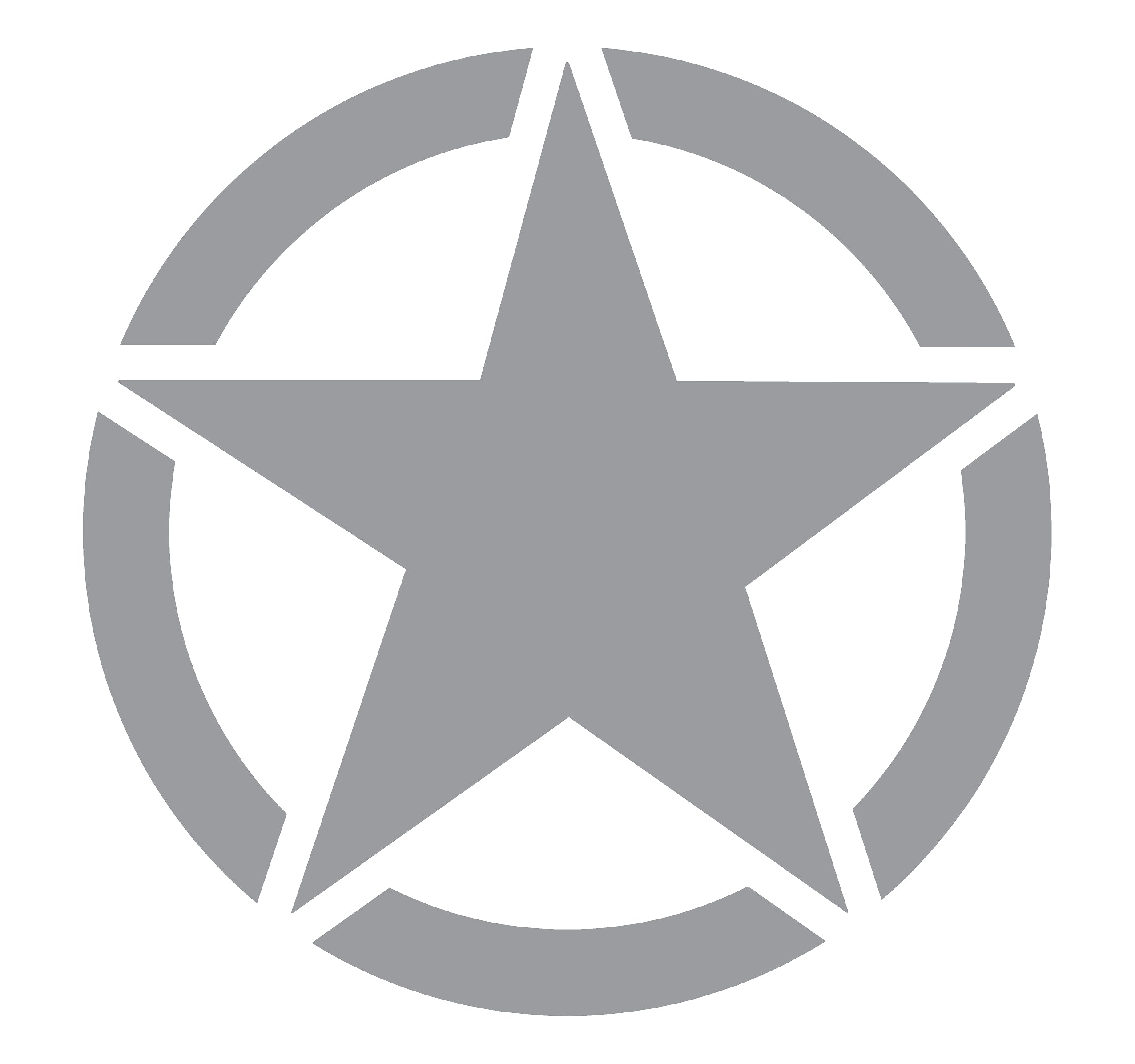 Jeep Freedom Star Hood Decal #3610 | Car Pretty Inc.