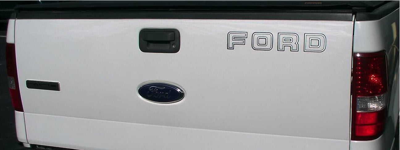 Ford Tailgate decal 1992-1995 #45 | Car Pretty Inc.