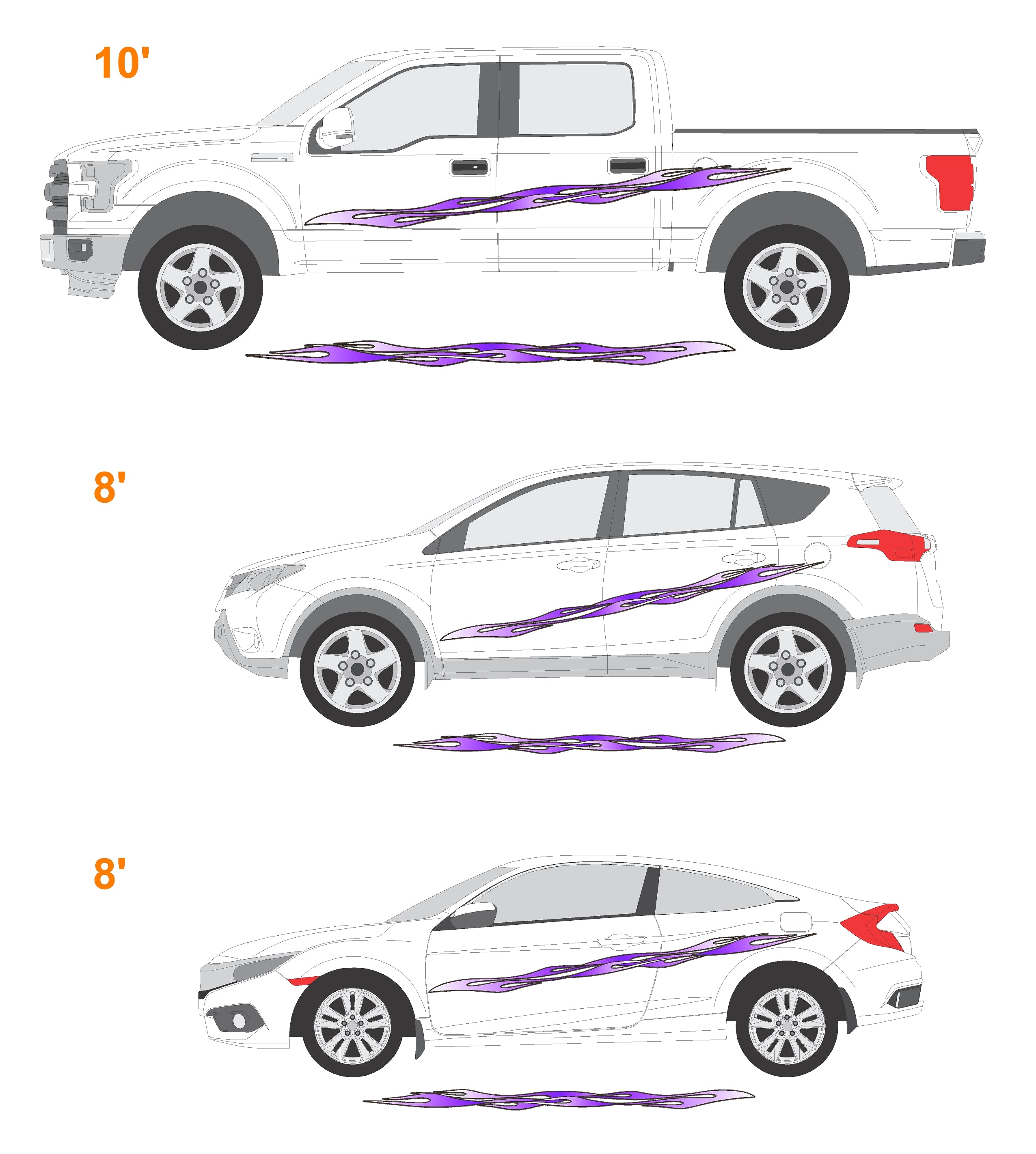 Flashback side graphic #Flashback | Car Pretty Inc.